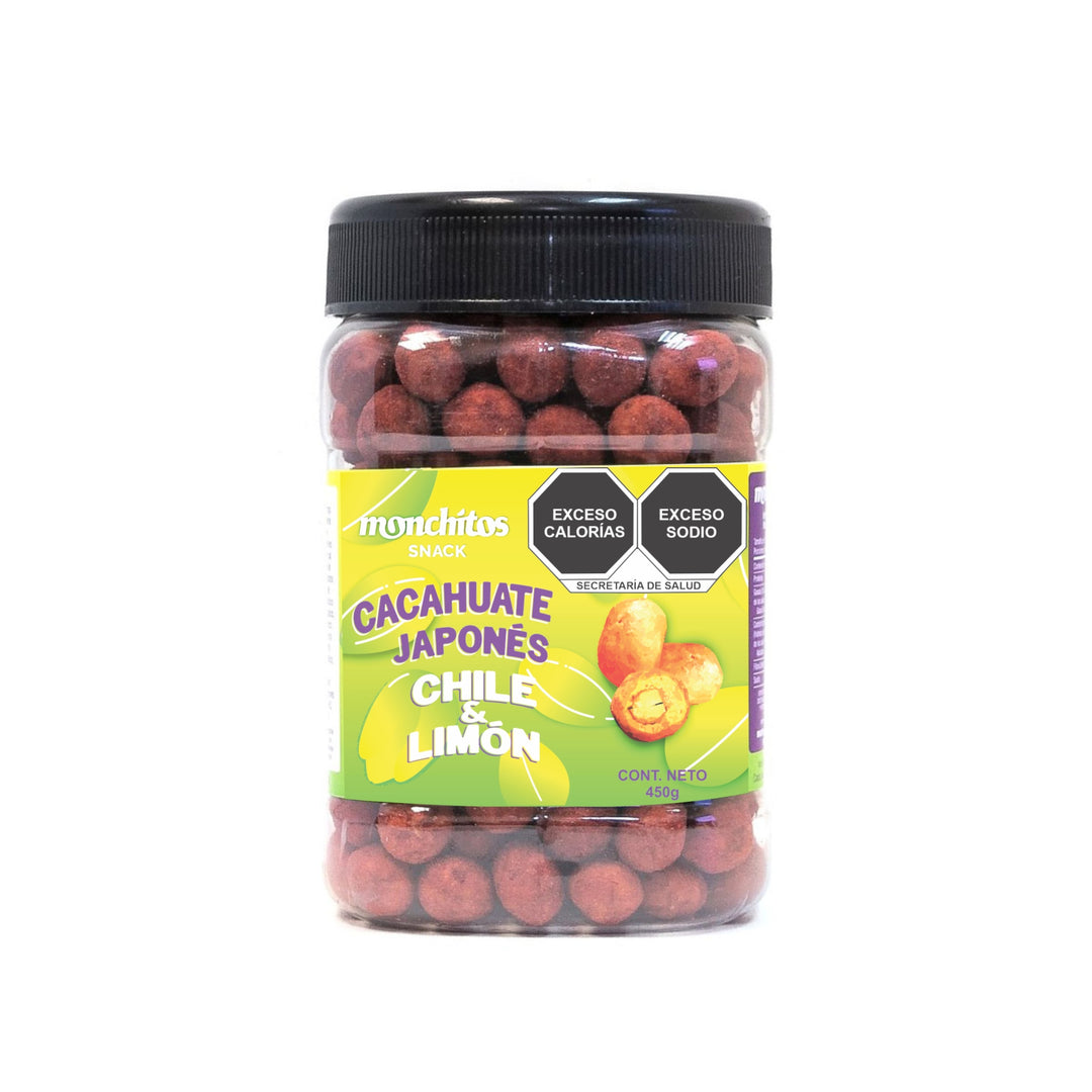 Cacahuate Japonés Chile Limón (450 grs. - 2 pz.) – Monchitos Snack